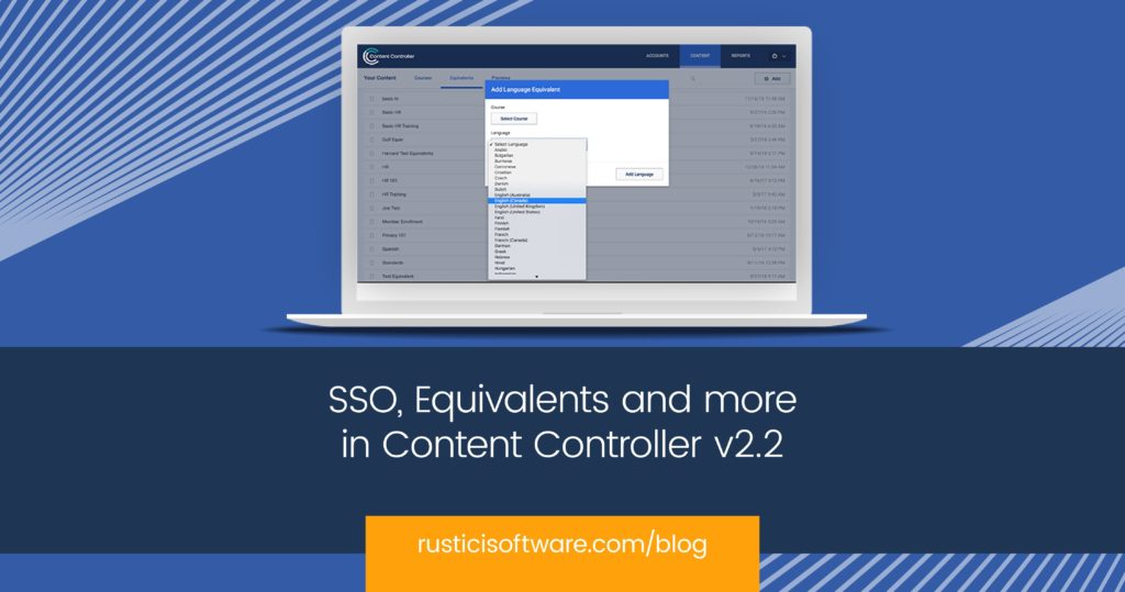 SSO, Equivalents, and more in Content Controller v2.2