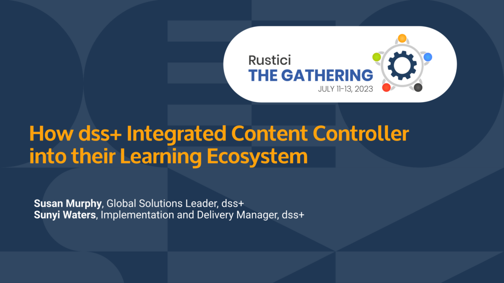 Webinar: How dss+ integrated Content Controller